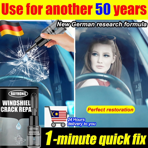 100% Successful repair rate Windshield Repair Kit 20ml Gam cermin ...
