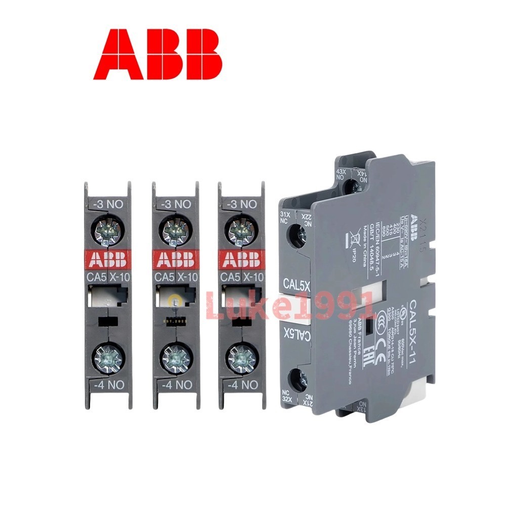 Abb Contactor Auxiliary Contact CA5X-CA5-CAL5X-10-01-11-22E-40M-TEF5-NO ...