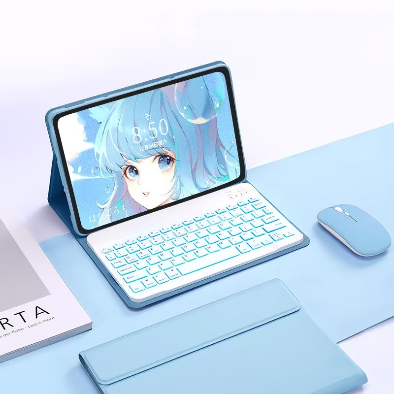 Backlit Keyboard Case for Xiaomi Redmi Pad SE 11 2023 Mi Pad 5 6 Pro 11 ...