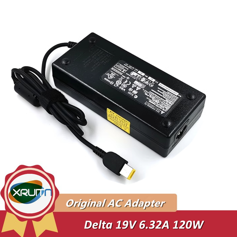 Delta 19V 6.32A 120W AC Adapter Charger for Lenovo laptop Power Supply ...