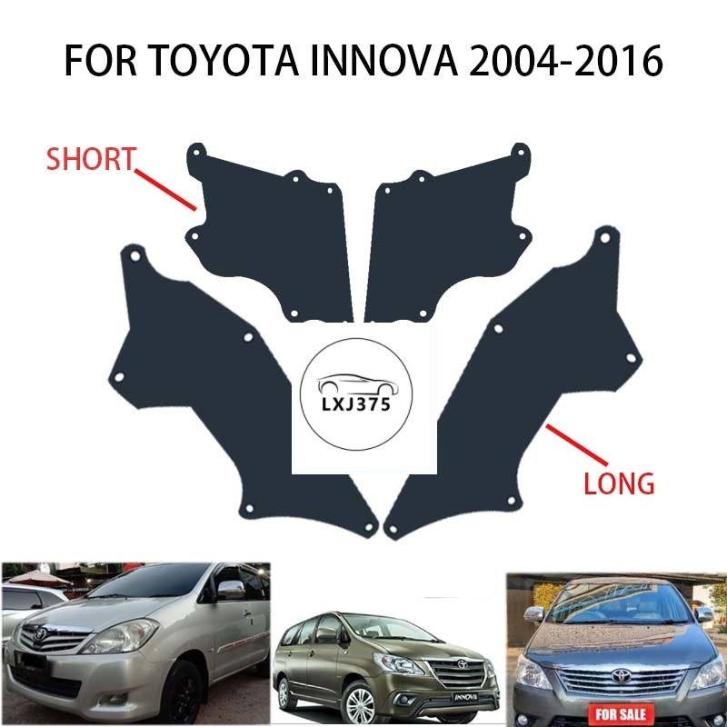 Front fender seal For Toyota INNOVA 2004 2005 2006 2007 2008 2009 2010 ...