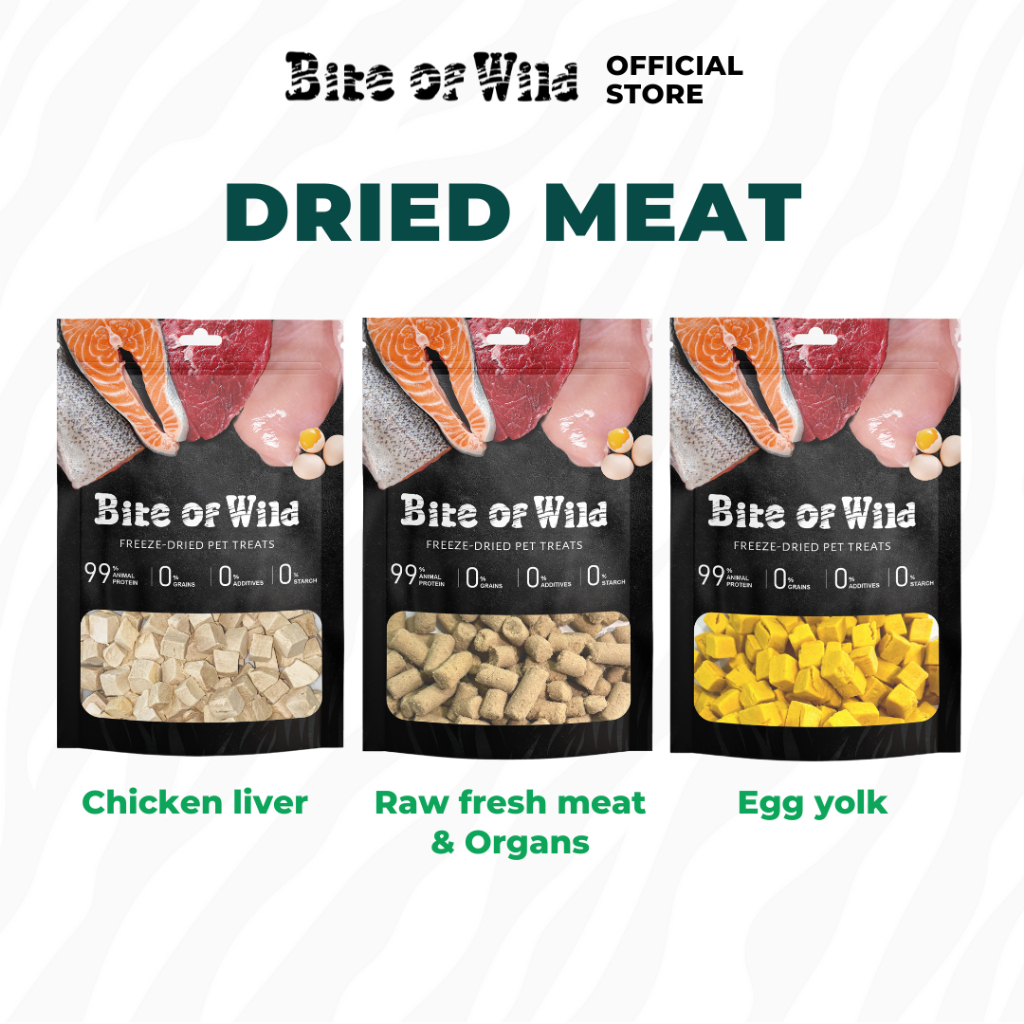 Bite Of Wild Gemuk Booster Freeze Dried 40g For Chicken Liver& Raw ...