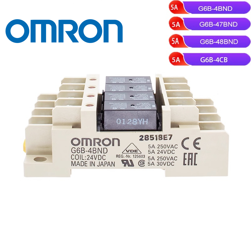 Omron Power Relay Module G6B-4BND G6D-F4B G6B-47BND DC24V DC12V | Shopee Malaysia