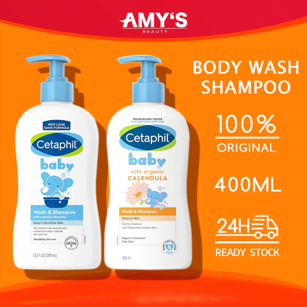 Cetaphil Baby Gentle Wash & Shampoo 400ml, Cetaphil Baby Wash Shampoo ...
