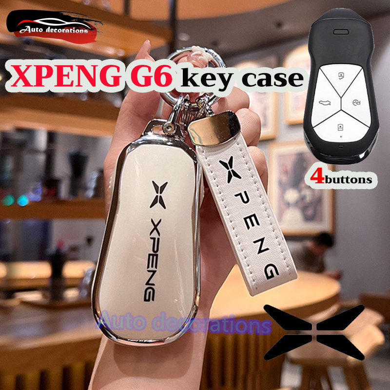 Xpeng G6 car remote key cover Xpeng G6 car key case Xpeng keychain tpu ...