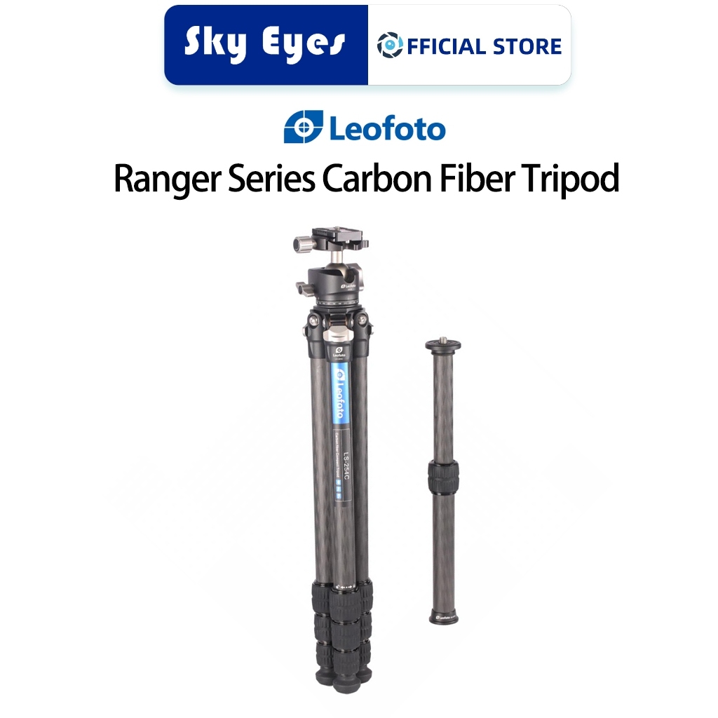 Leofoto LS-254C Ranger Series Carbon Fiber Tripod | Shopee Malaysia