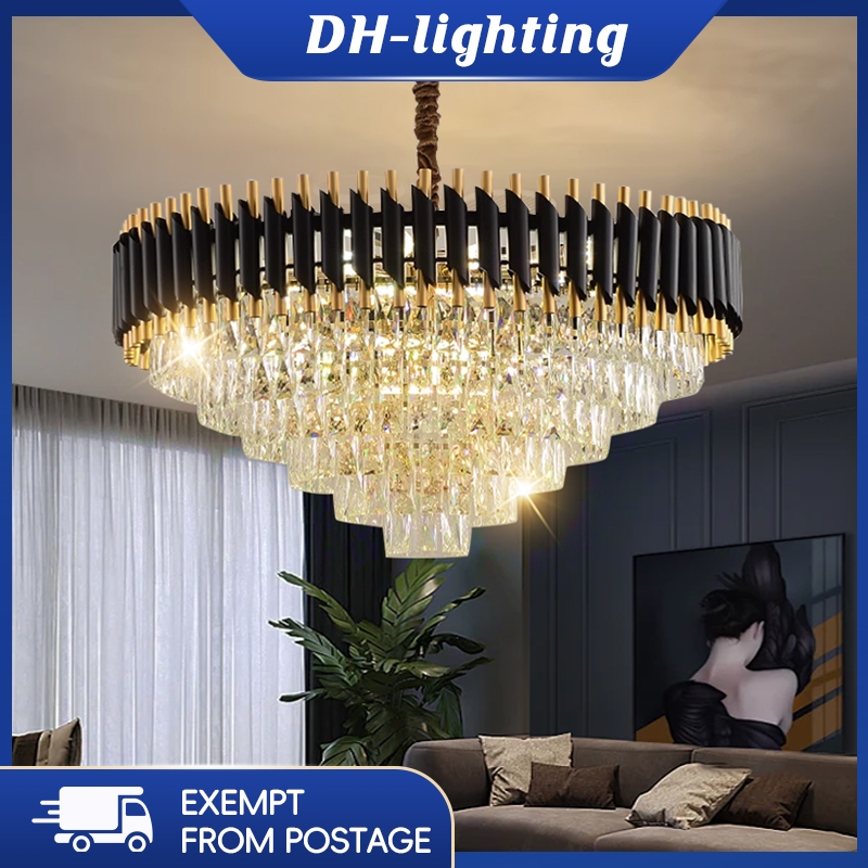 (Including freight) Living Room Crystal Chandelier Nordic Light Luxury ...