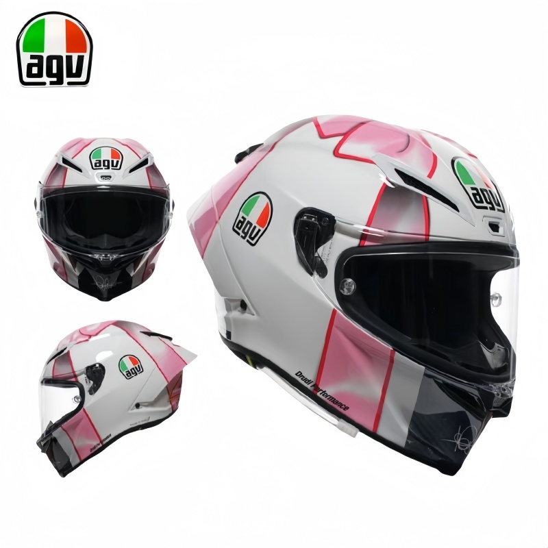 AGV PISTA GPRR series bow print motorcycle safety helmet is made of ...