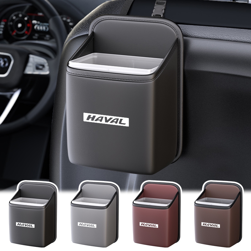 1pcs Car Mounted Garbage Bin Car Logo Seatback Organizer for Haval Jolion H6 2021 H9 F7X F7 H2S ...