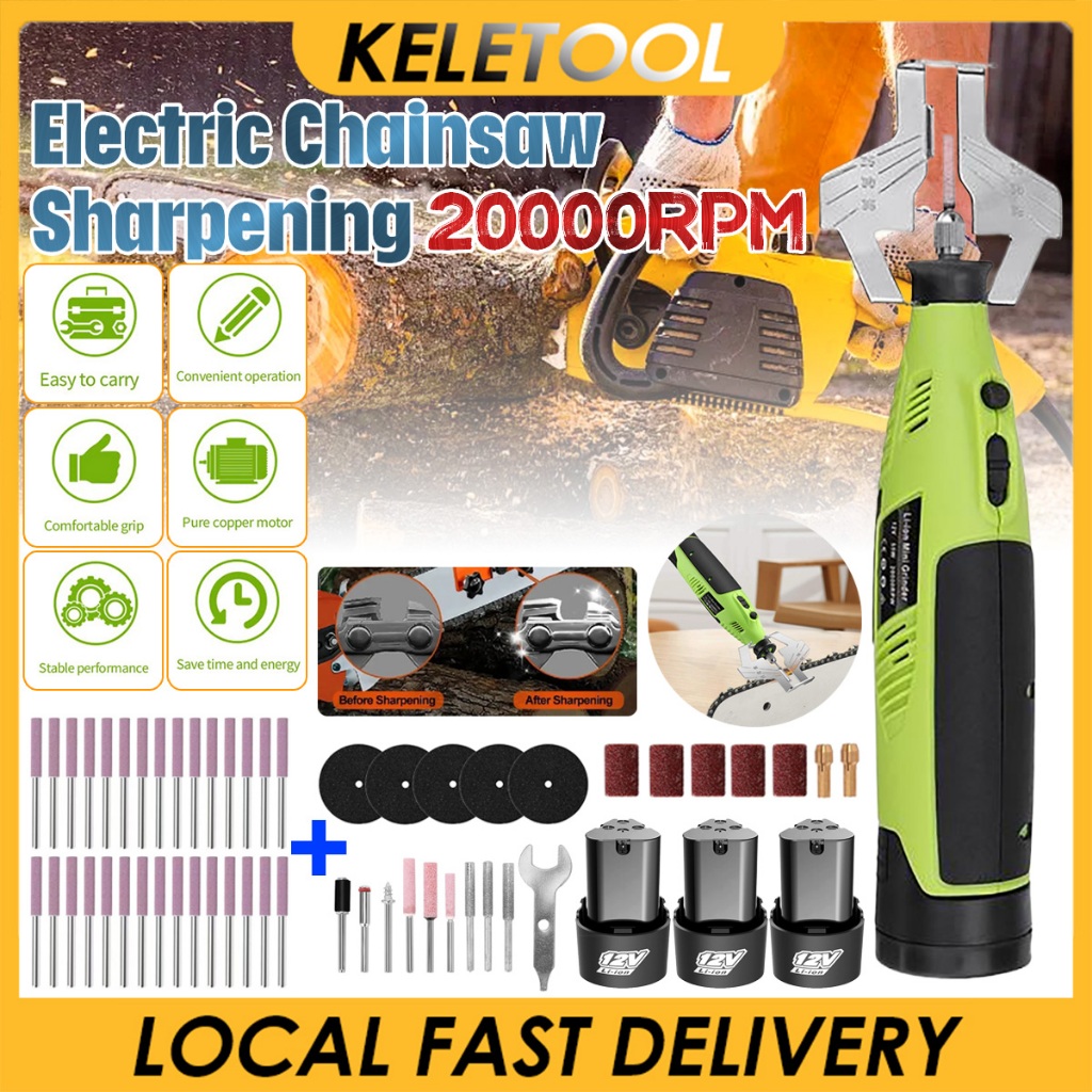 Electric grinder file set with battery handheld mini rechargeable ...