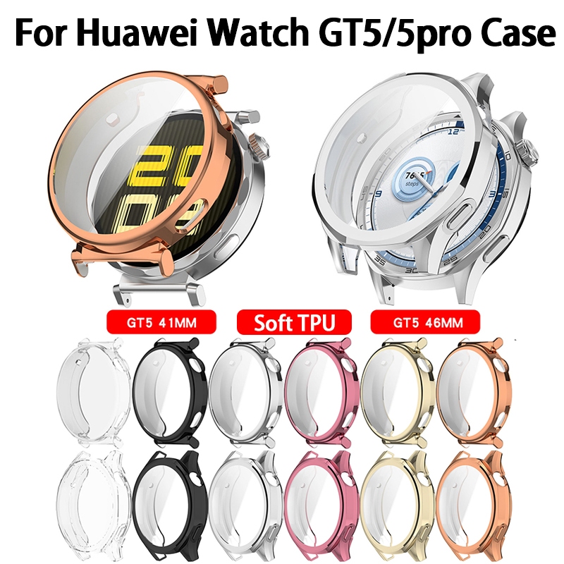 Soft TPU Case for Huawei Watch GT 5 Pro 46mm 42mm Full Cover Case ...