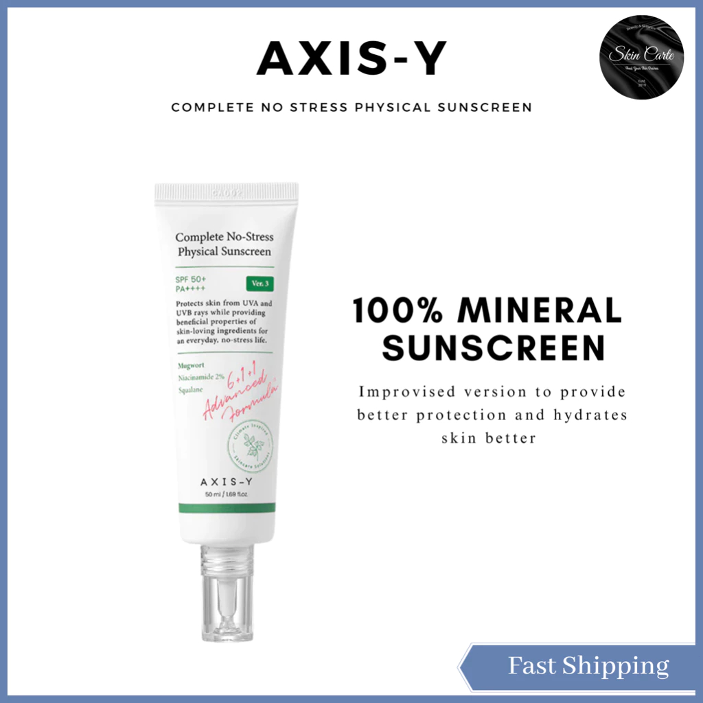 Axis Y Complete No-Stress Physical Sunscreen Version 3 SPF50（50ML ...