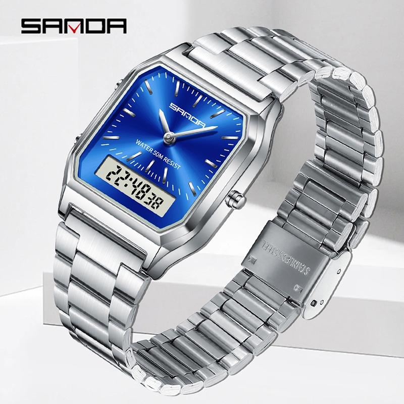 Sanda 747/in stock Waterproof Men's and Women's Fashion Quartz Watch ...