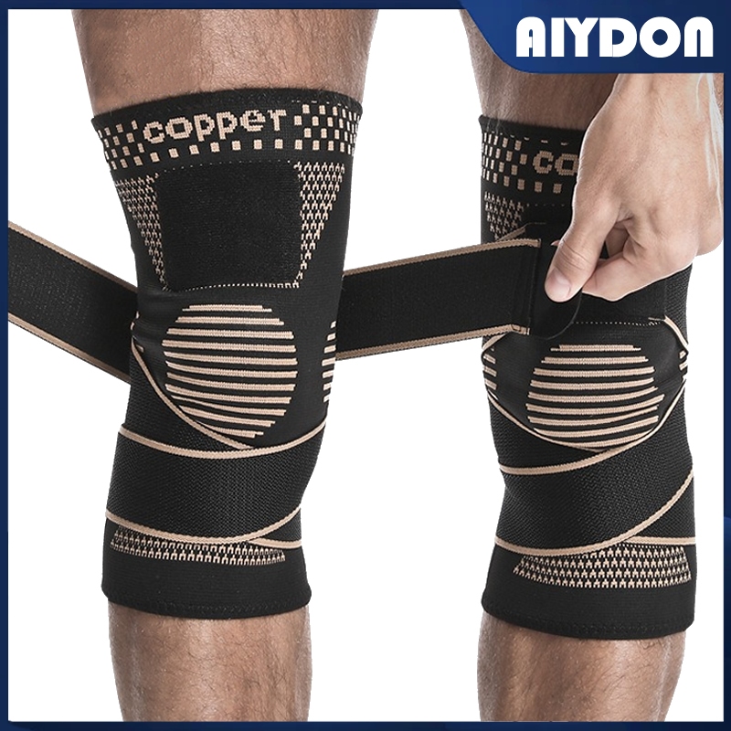 AIYDON Sports Compression Knee Pads Breathable Leg Sets Fitness Running ...