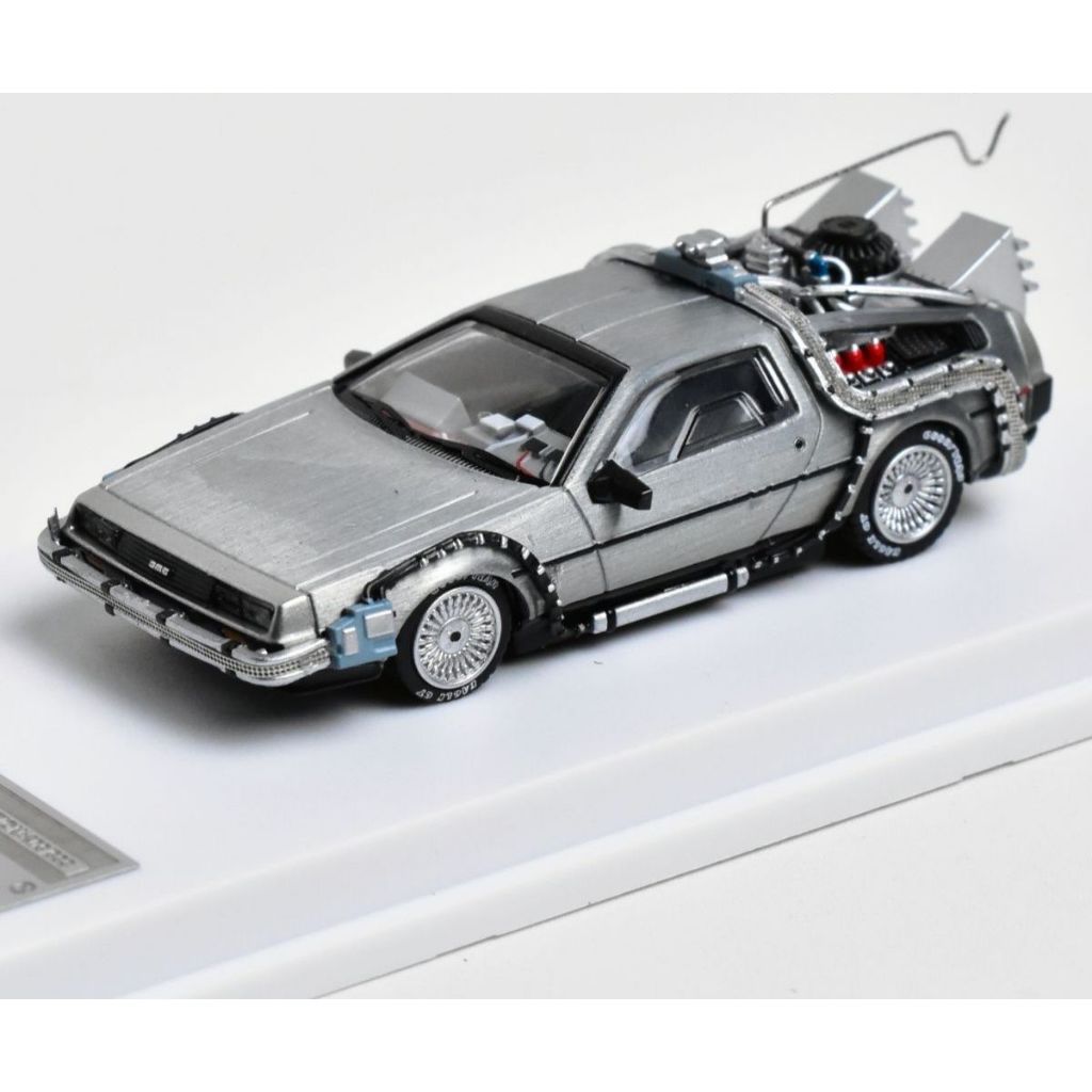 Mj 1: 64 Back to the Future Time Car DeLorean DMC-12 Movie Alloy Car ...