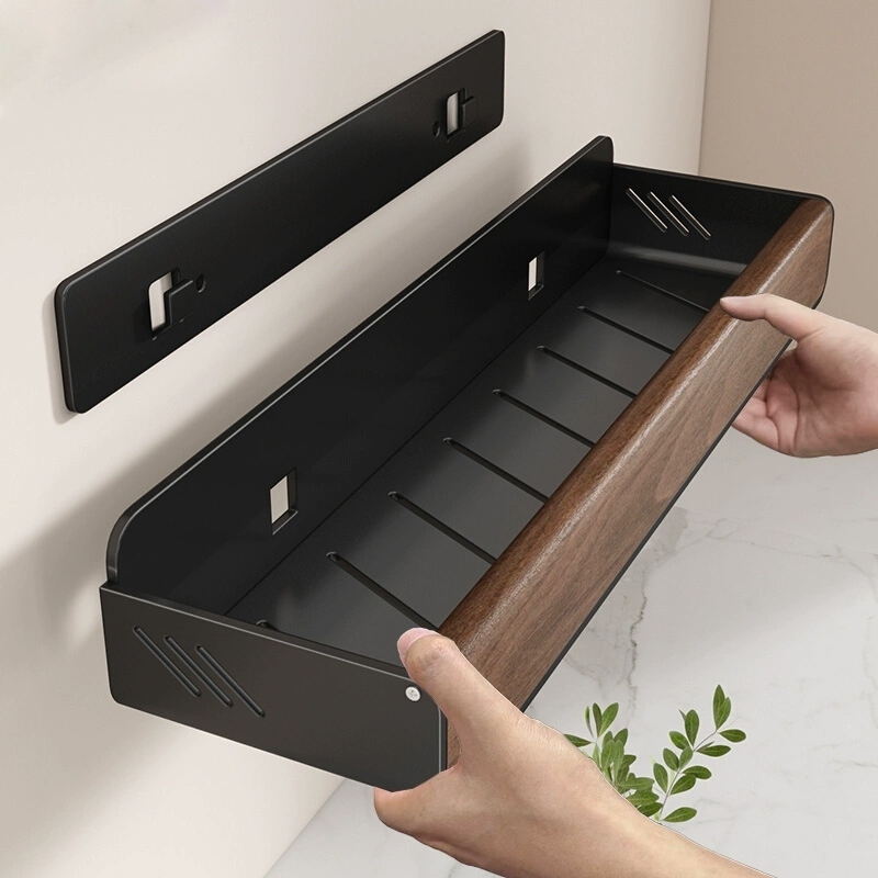 YUN JIE YA High-End Perforation-Free Washstand Wall Cosmetics Shelf ...