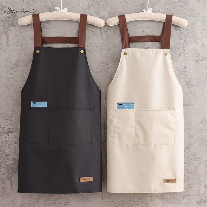 「Ready Stock」Premium Waterproof Kitchen Apron, Durable Cotton Canvas ...