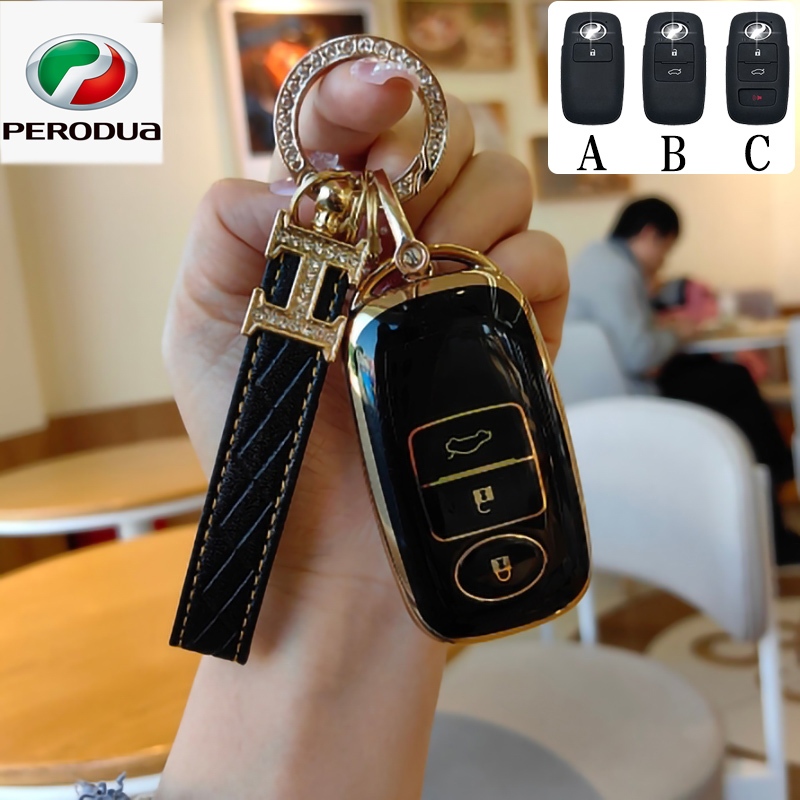 Perodua Case Sarung Kunci Key Cover Holder Keychain Protector For ...