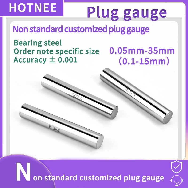 0.1-18mm pin Gauge pin Measuring Rod Plug Rod Smooth Plug Gauge Pass ...