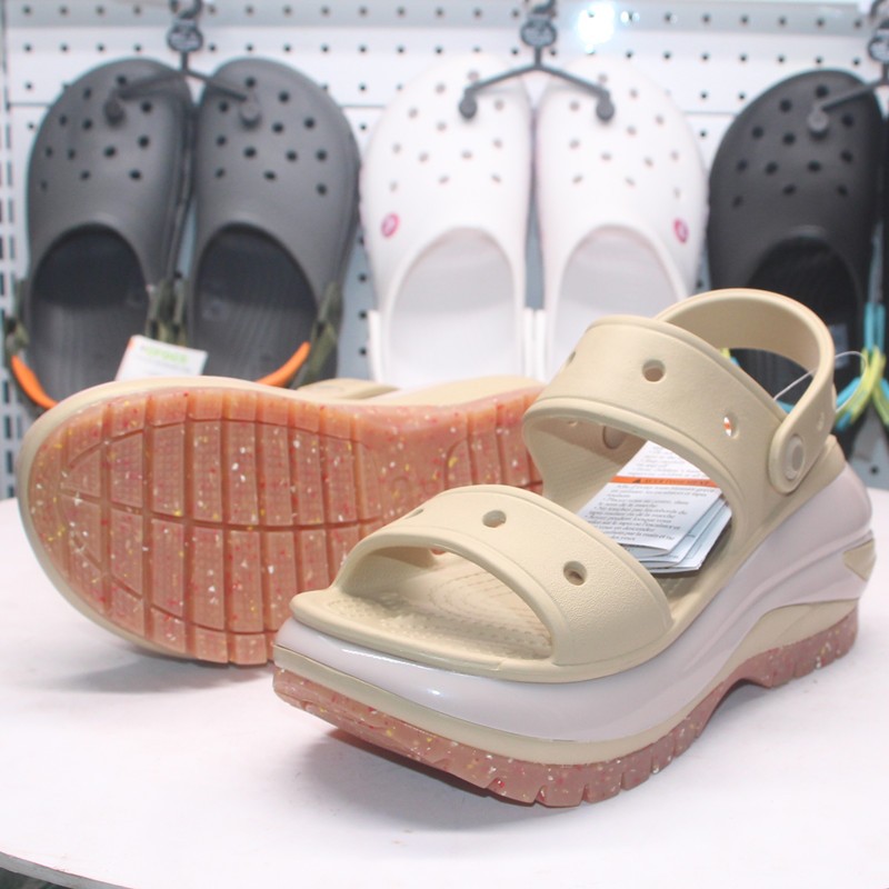 original 100% crocs women sandals plus size Shoes 207989 | Shopee Malaysia