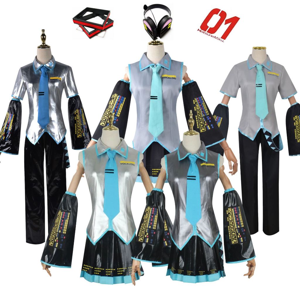 【Ready Stock】WUDU Hatsune Miku Cos Costume Virtual Idol 2 Dimension ...