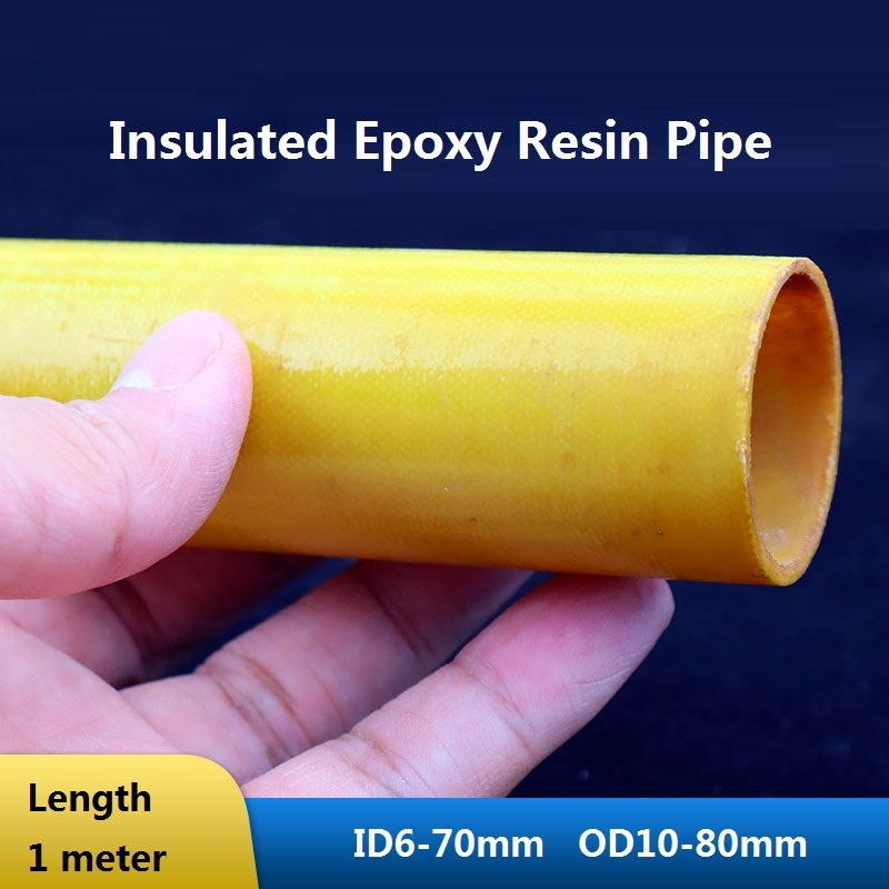 Epoxy Resin Pipe OD40-80mm Adhesive Wood Pipe Fiberglass Pipe ...