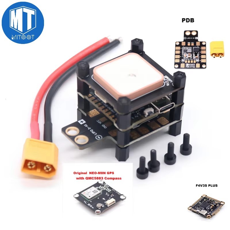 F4V3S PLUS F4 V3 V3S FC Flight Controller Board Barometer OSD for ...