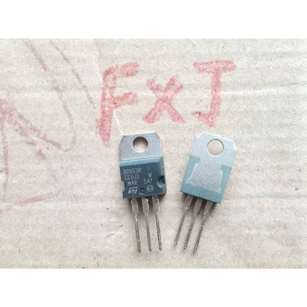 ((5 Pcs) BDX53B Triodes In-Line TO220 Darlington Transistor 8A 80V ...