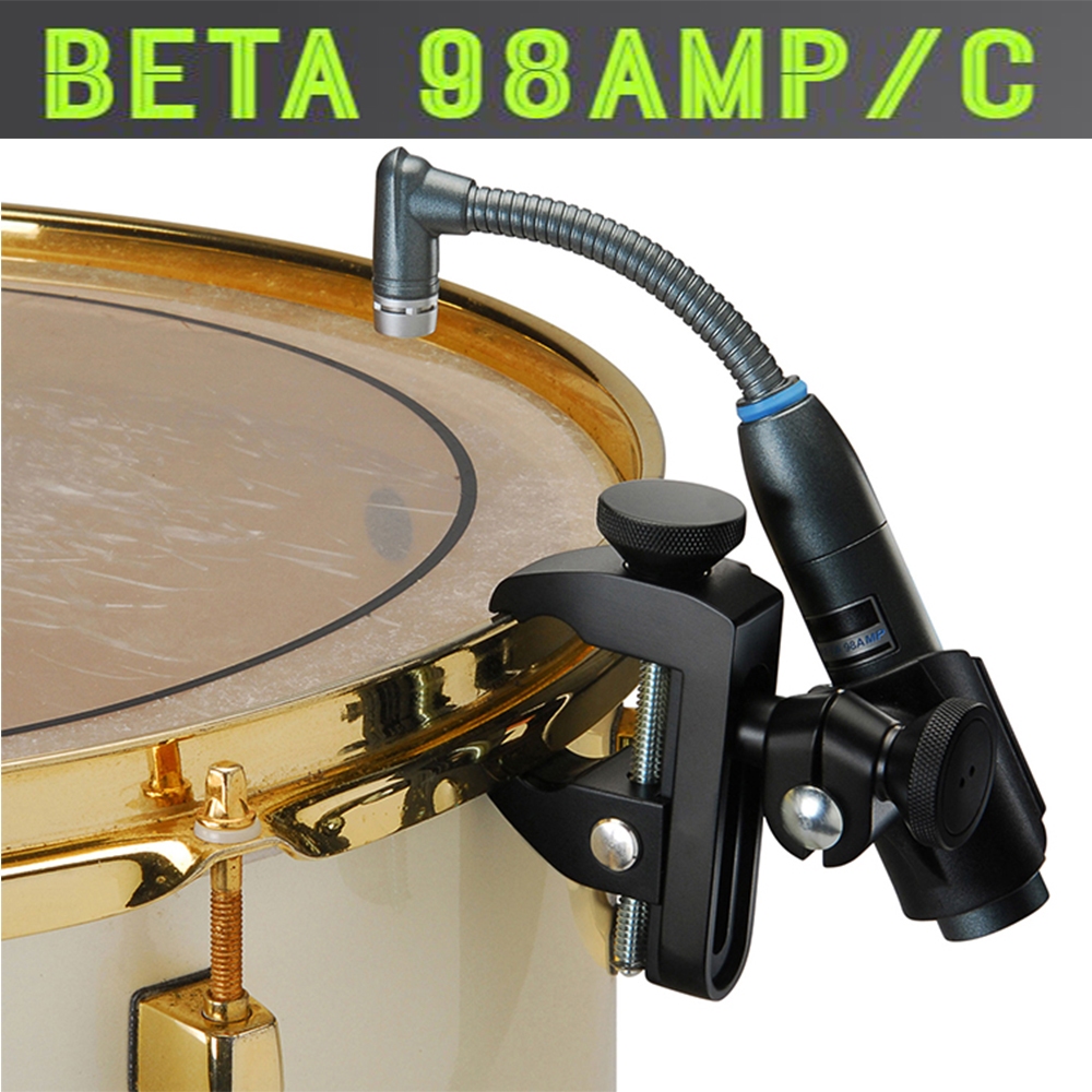 BETA98AMP/C Instrumental microphone drum mic, condenser For Toms Snare ...