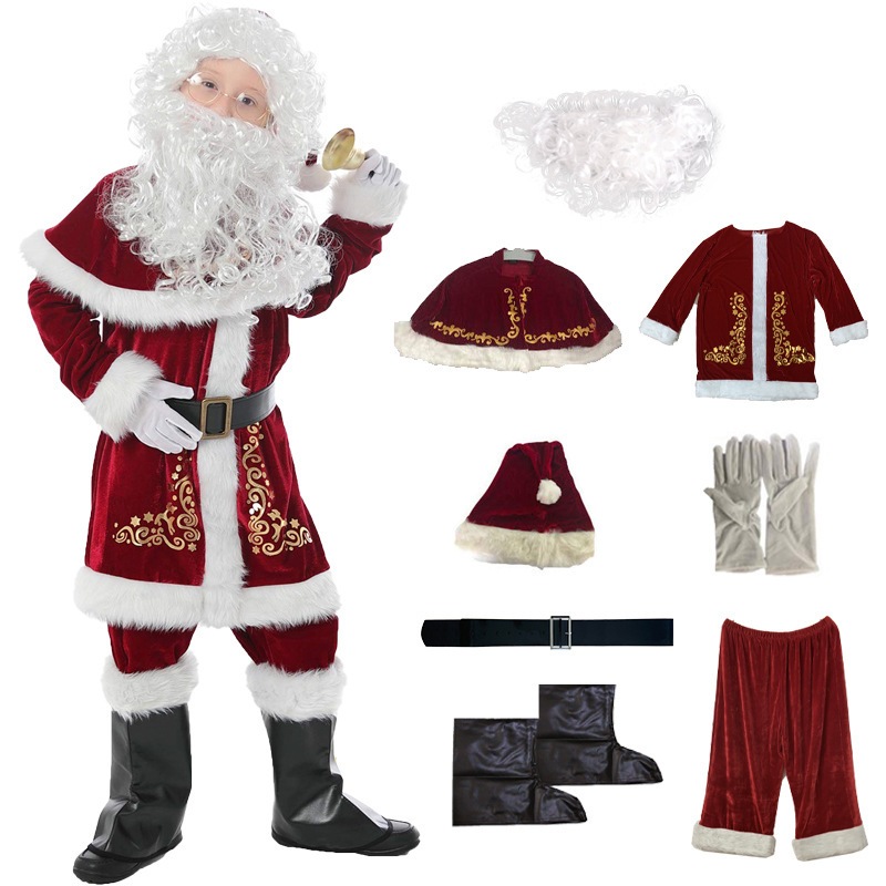 Santa Claus Costume for Kids, Christmas Costume for Boys Girls ...