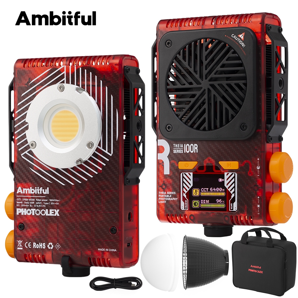 AMBITFUL Q100R Portable LED Video Light | Shopee Malaysia