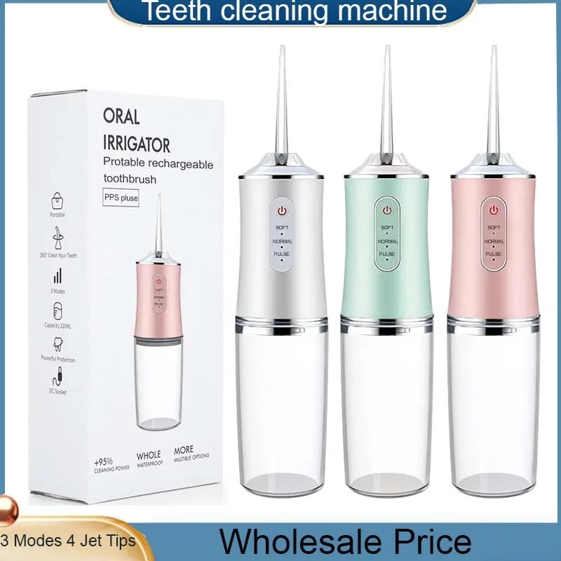 Portable Cordless Teeth cleaning machine Travel Oral Irrigator USB ...