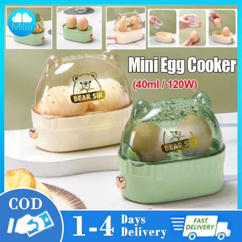 Mini Egg Cooker Electric 40ML Automatic Power Off Egg Steamer Egg ...