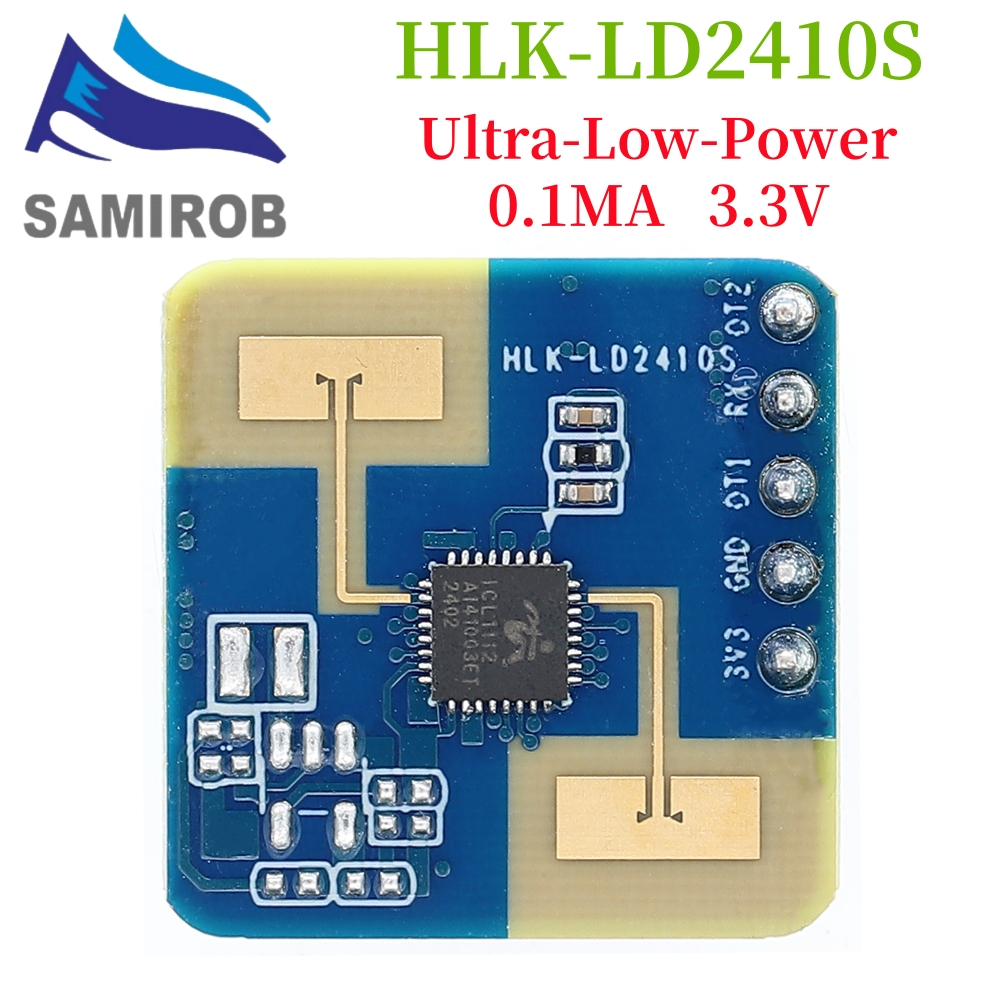 24GHz HLK-LD2410S Radar Sensor 0.1mA 3.3V Low power consumption ...