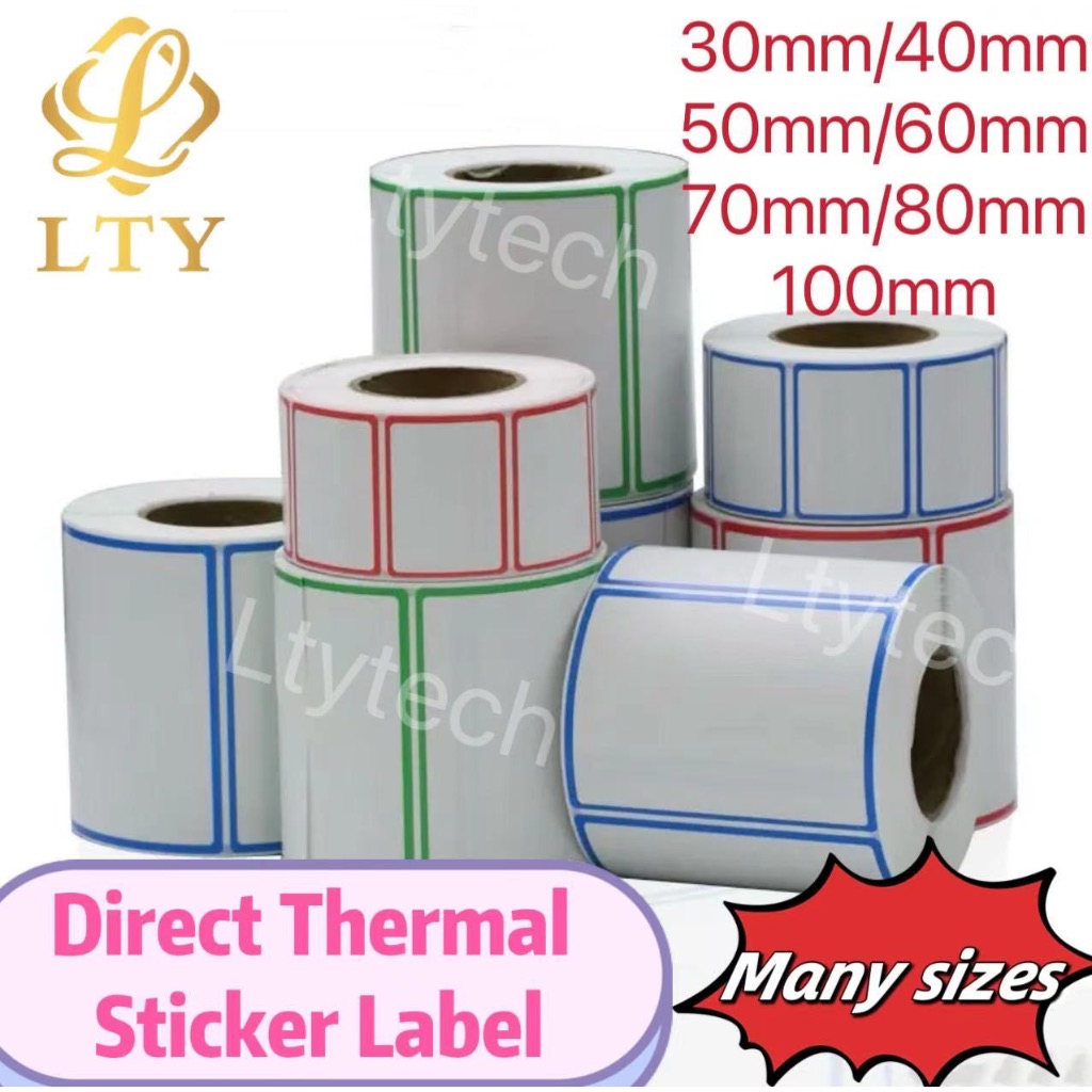 Color Border barcode Sticker Paper direct Xprinter Thermal Printer ...