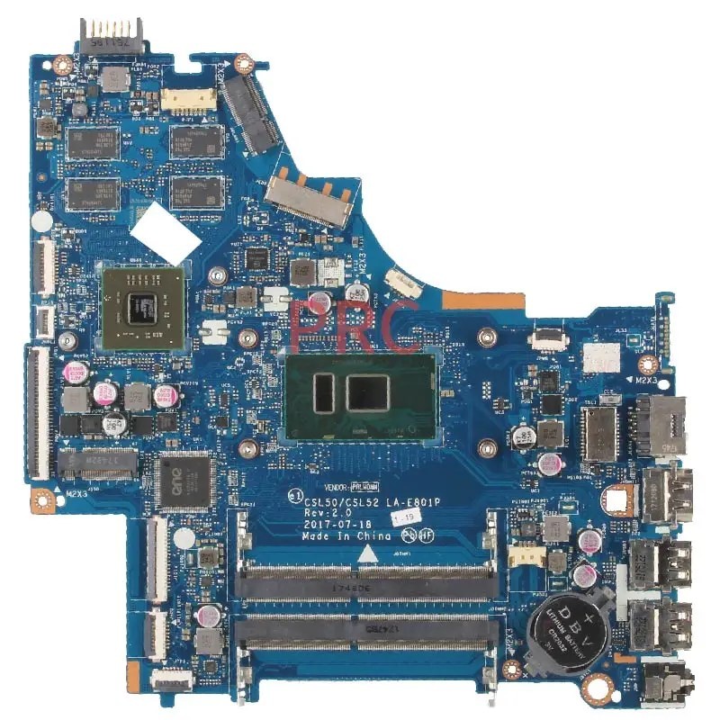 For HP 15-BS 15-BW 250 G6 255 G6 Laptop Motherboard LA-E801P with I3 I5 ...