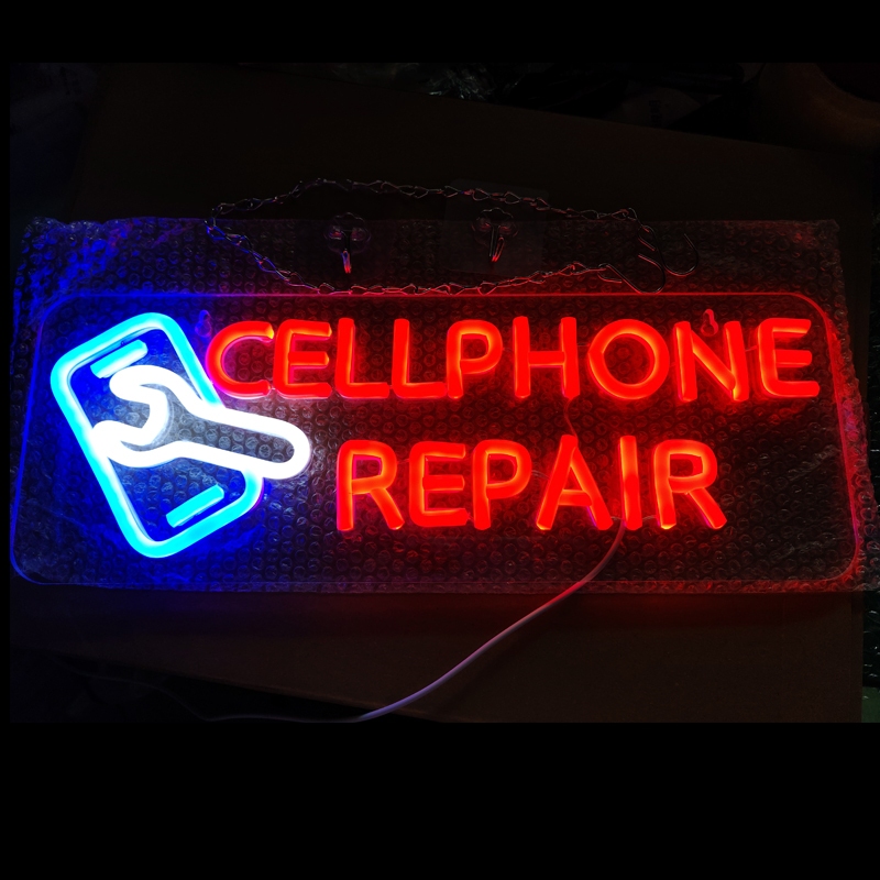 UNOLUX LED Cell Phone Repair Signboard Neon Lights Display Sign for ...