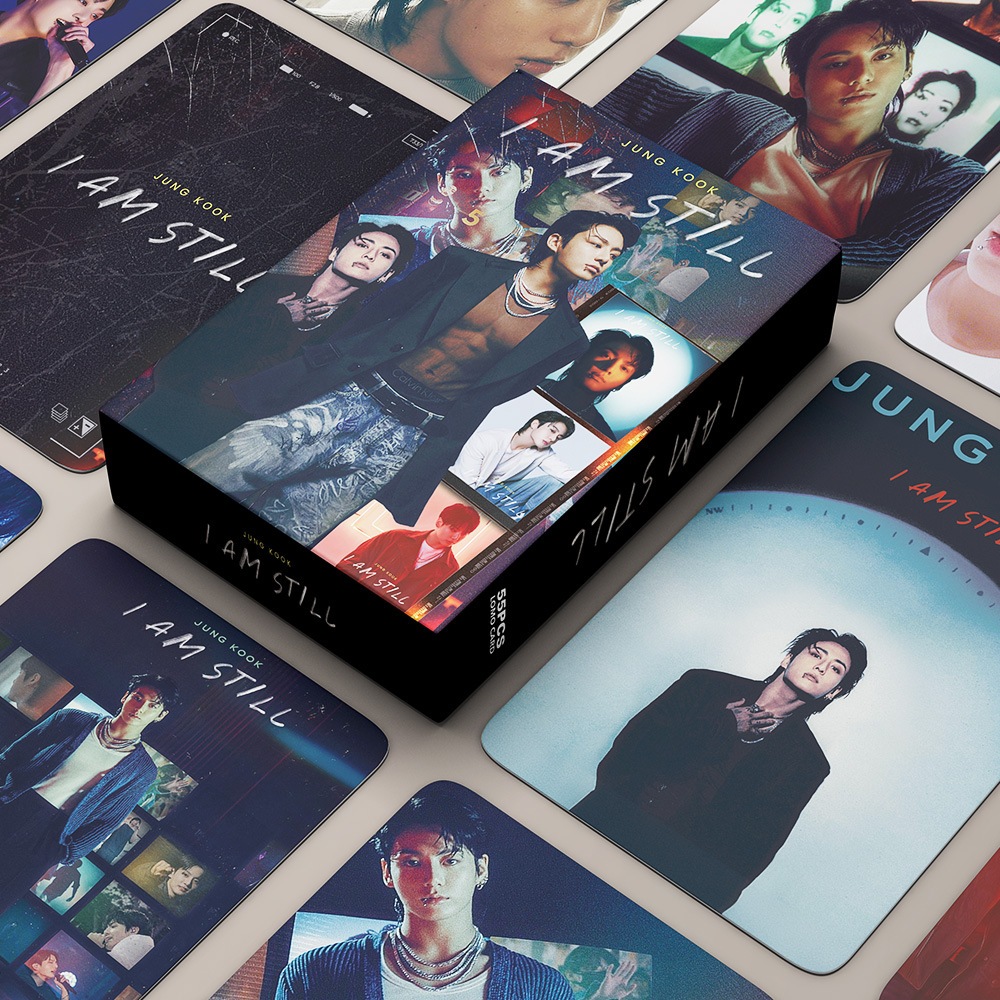 55PCS/Box Kpop BTS JUNGKOOK solo photocards album I Am Still lomo card ... 55PCS/Box Kpop BTS JUNGKOOK solo photocards album I Am Still lomo card ...