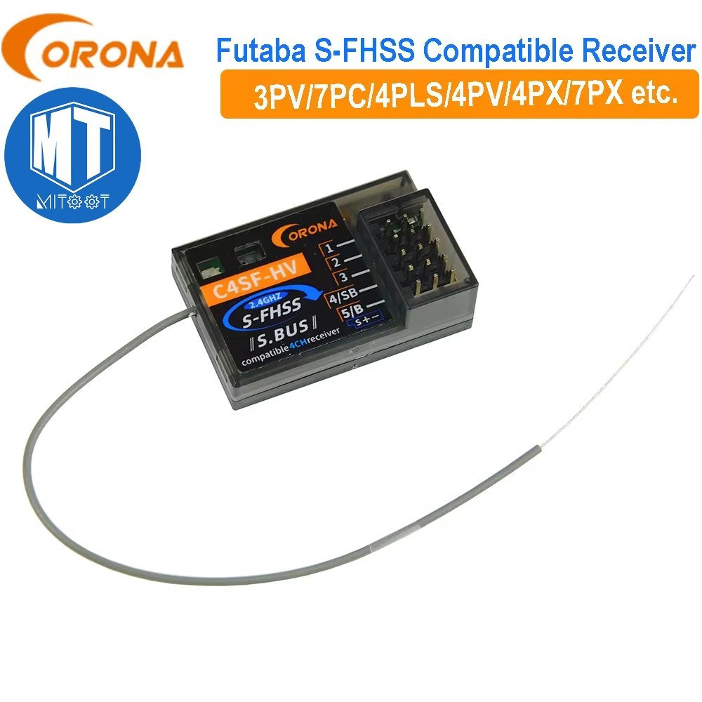 CORONA C4SF C4SF-HV 2.4GHz 4 Channels S-FHSS/FHSS SBUS Compatible ...