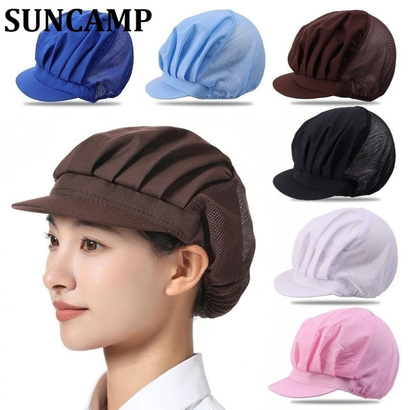 Chef Hats-Kitchen Baker Cooking Hair Nets Food Service Caps for Adults ...