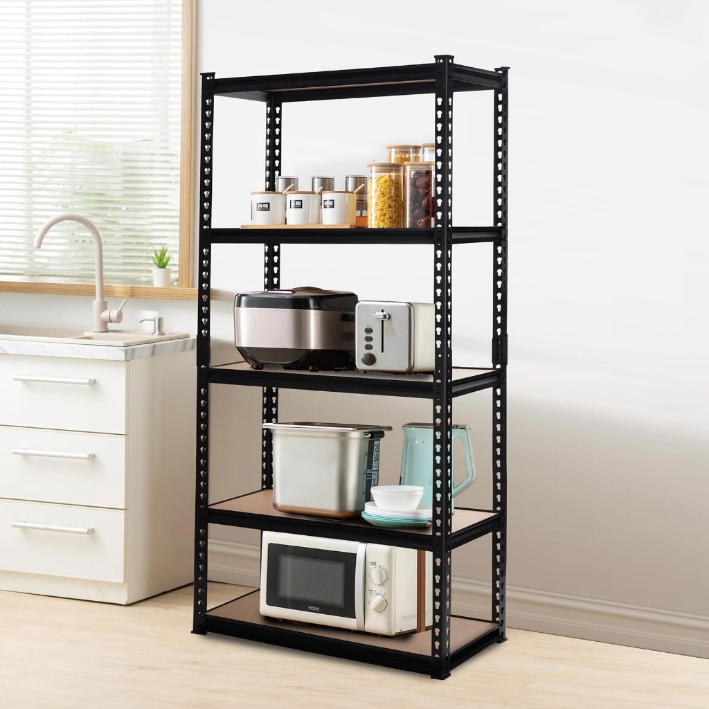【Ready Stock】3-6L Adjustable 3/4/5 Tier Metal Boltless Rack Besi ...