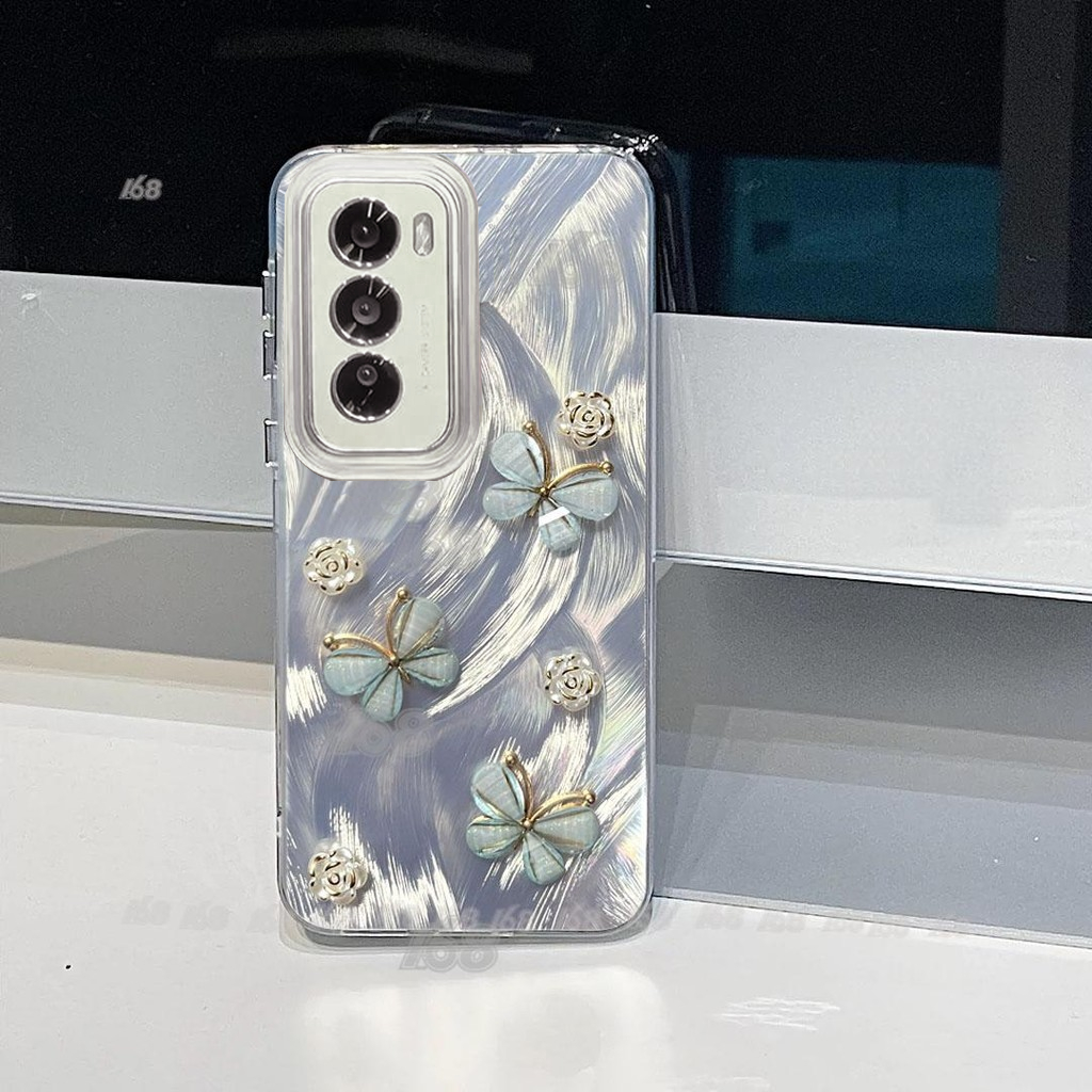 OPPO Reno 10 11 12 Pro Casing OPPO Reno 12 10 5G Casing Cute butterfly ...