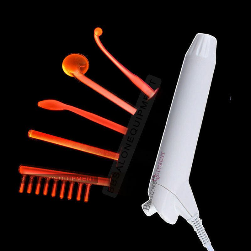 5in1 Wand Glass Electrodes for Skincare Facial Lifting Wrinkle Removal ...