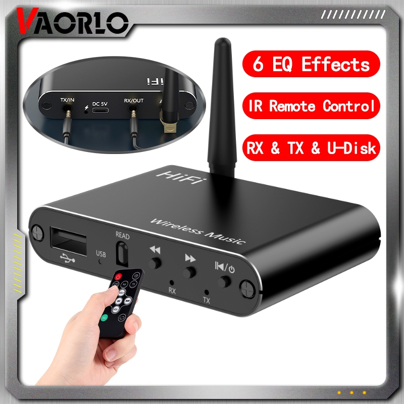 Multi-function Bluetooth 5.3 Audio Adapter RGB Wireless Transmitter ...