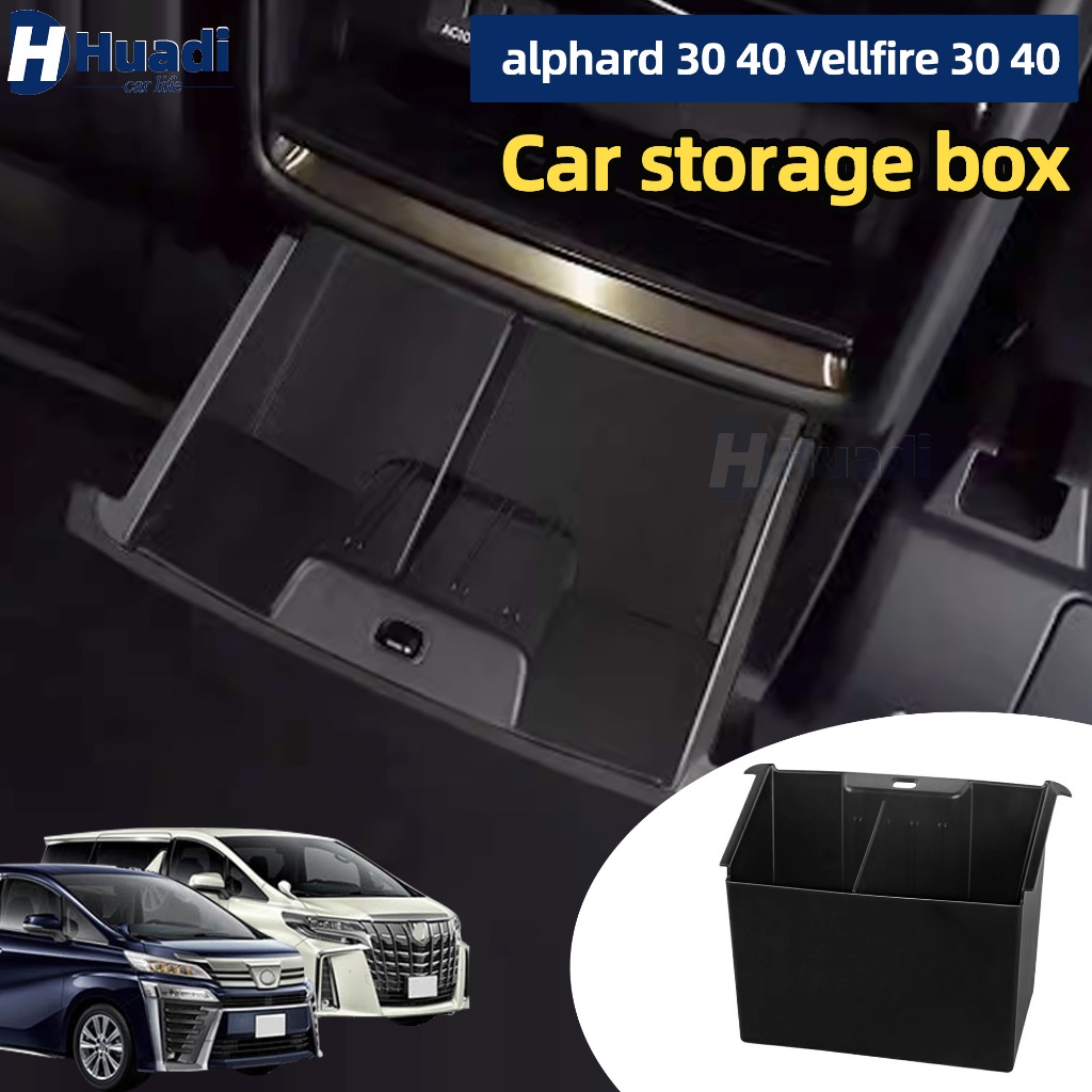 Alphard 30 40 vellfire 30 40 (2015-2027) car 2nd row storage box agh30 ...