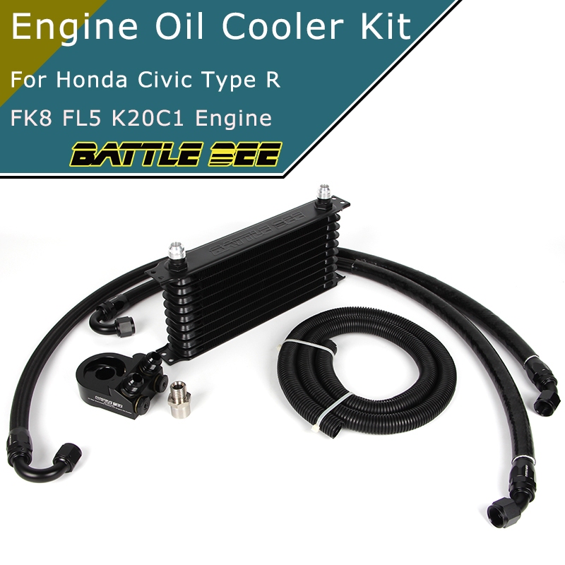 Engine Oil Cooler Kit For Honda Civic type-R FK8 FL5 K20C1 Engine ...