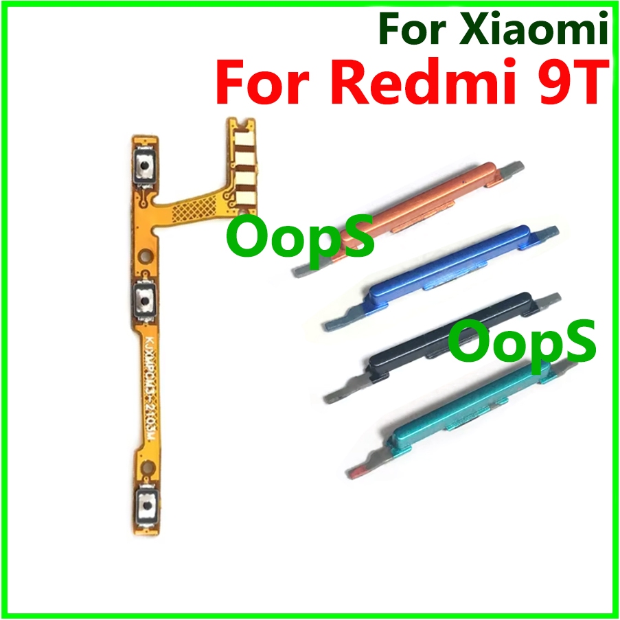 For Redmi 9T For Xiaomi Poco M3 Volume Power Button Flex On Off Side ...