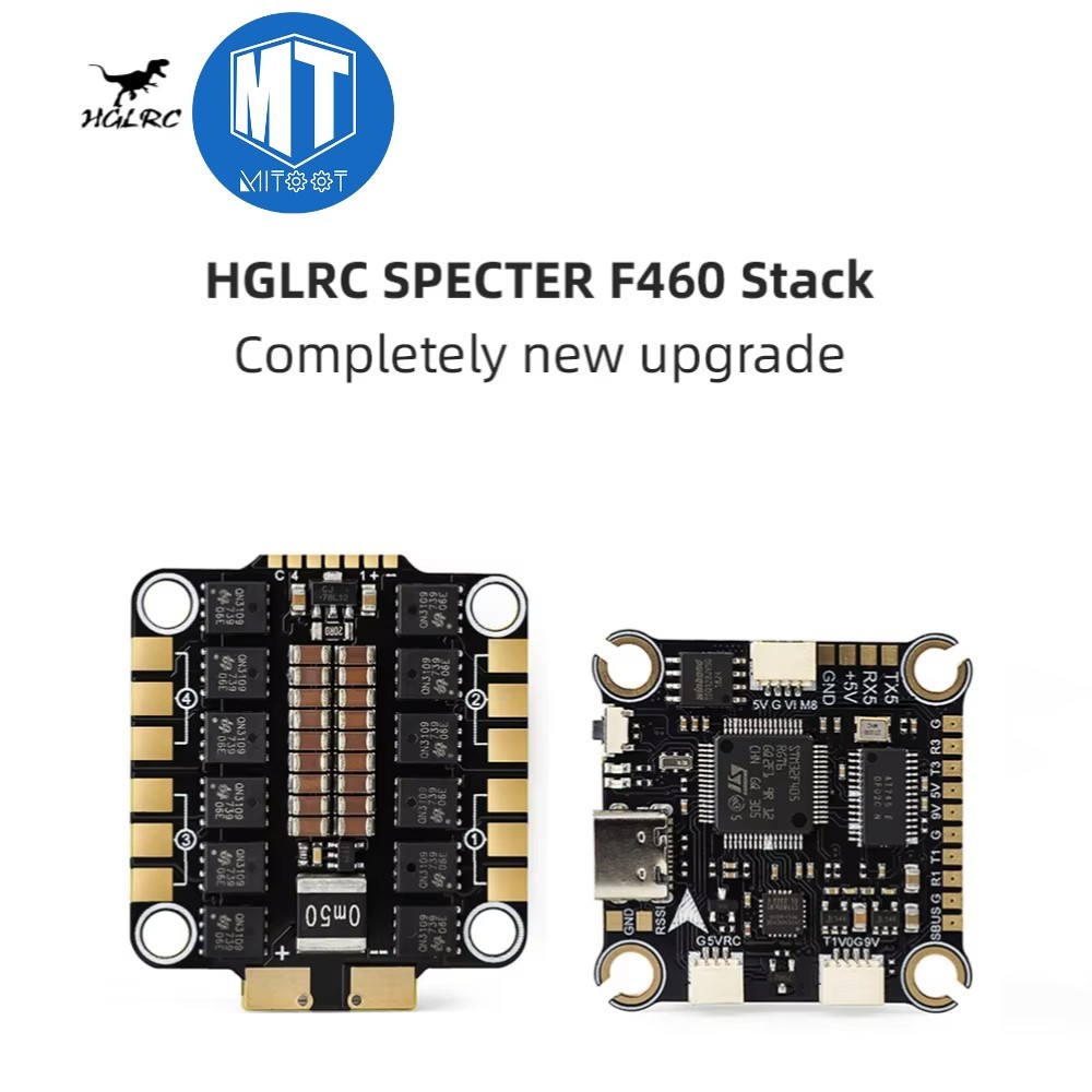 HGLRC SPECTER F460 Stack F405 V2 MPU6000 Flight Controller BLHELI_S 60A ...