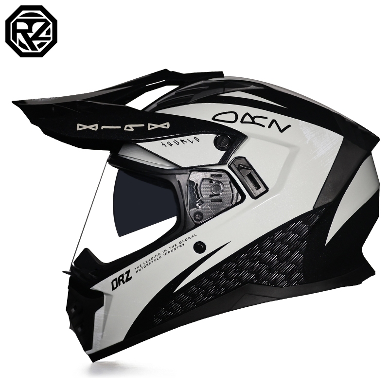 ORZ off-road helmet, motorcycle helmet, men's rally helmet, fully ...