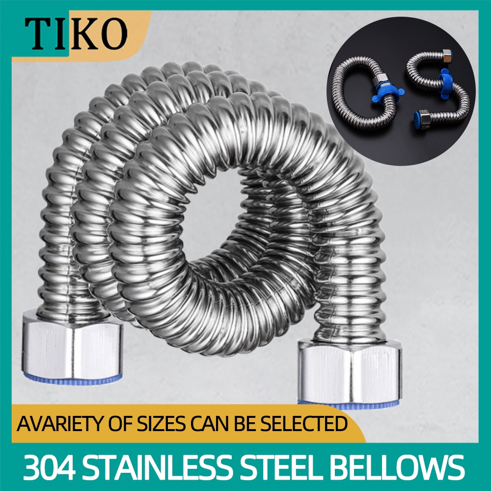 304 Stainless Steel Bellows Water Heater Metal Hose Inlet Pipe Hot And ...